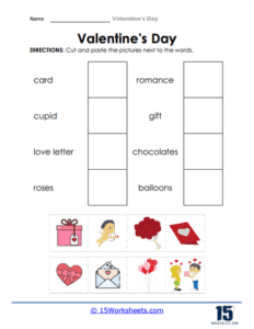 Valentine's Day Worksheets | Love & Friendship - 15 Worksheets.com