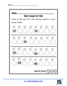 Skip Counting By 10s Worksheets | Numeracy - 15 Worksheets.com