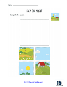 Day or Night Worksheets - 15 Worksheets.com
