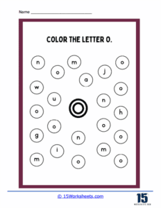 Letter O Worksheets | Alphabet Series- 15 Worksheets.com