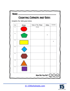 Counting Corners Worksheets - 15 Worksheets.com
