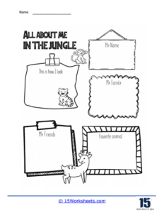 All About Me Worksheets - 15 Worksheets.com