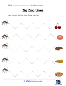 Tracing Skills Worksheets | Basic Hand Strokes - 15 Worksheets.com