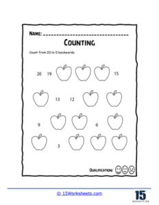 Counting Backwards Worksheets - 15 Worksheets.com