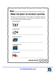 Object Location Worksheets - 15 Worksheets.com