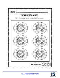 Addition Wheels Worksheets - 15 Worksheets.com