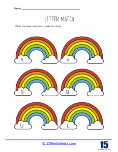 Match Letters Worksheets - 15 Worksheets.com