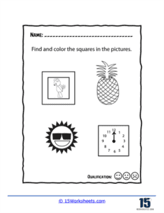 Squares Worksheets | Discover and Learn the Shape - 15 Worksheets.com
