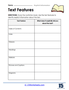 Explicit Information Worksheets - 15 Worksheets.com