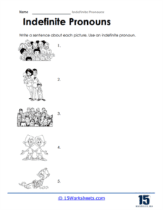 Indefinite Pronouns Worksheets - 15 Worksheets.com