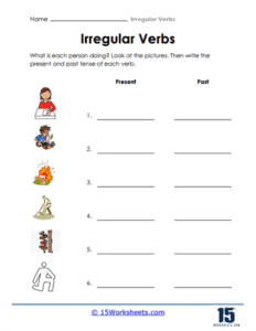 Irregular Verbs Worksheets | Identify, Rewrite & Create - 15 Worksheets.com