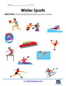 Winter Worksheets - 15 Worksheets.com