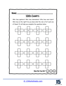 100s Chart Worksheets | Visual Number Sense Help - 15 Worksheets.com