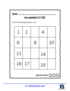 1 to 20 Worksheets - 15 Worksheets.com