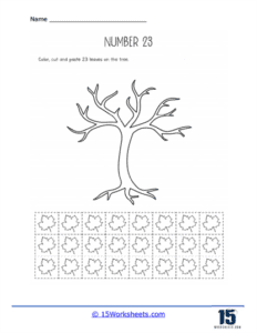 Number 23 Worksheets - 15 Worksheets.com