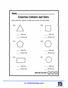 Counting Corners Worksheets - 15 Worksheets.com