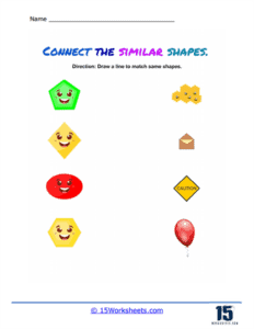 Matching Similar Shapes Worksheets - 15 Worksheets.com