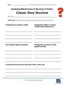Analyzing Effectiveness of Structure Worksheets