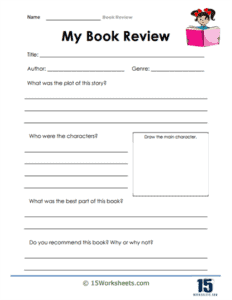 Book Review Worksheets | Help Kids Critique - 15 Worksheets.com