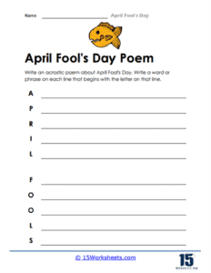 April Fools Unsolved Worksheets