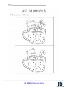 Spot the Difference Worksheets | Observational - 15 Worksheets.com