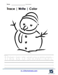 Snowman Worksheets | Literacy Activities - 15 Worksheets.com