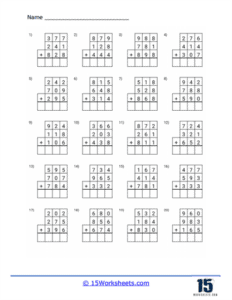 Adding 3 Numbers Worksheets - 15 Worksheets.com