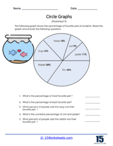 Circle Graphs Worksheets - 15 Worksheets.com