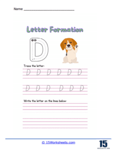 Letter Formation Worksheets - 15 Worksheets.com