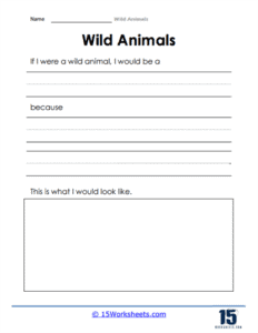 Wild Animals Worksheets | Nature Learning - 15 Worksheets.com