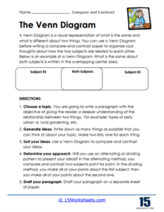 Compare and Contrast Worksheets - 15 Worksheets.com