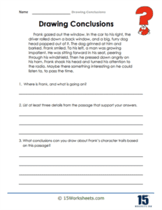Drawing Conclusions Worksheets | Evidence-Based Reasoning - 15 ...