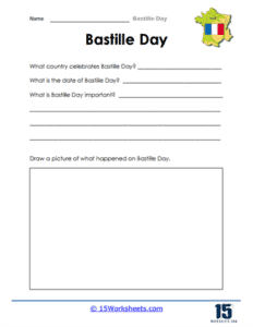 Bastille Day Worksheets - 15 Worksheets.com
