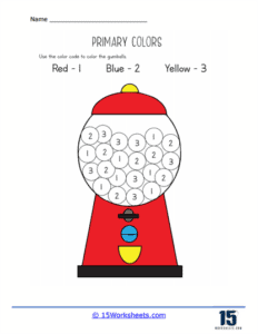 Primary Colors Worksheets | Recognize and Mix - 15 Worksheets.com