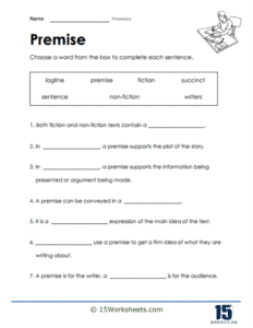 Premise Worksheets - 15 Worksheets.com
