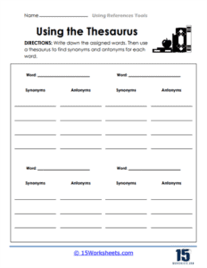 Using References Worksheets | Source Mastery - 15 Worksheets.com