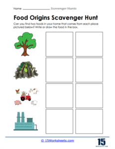 Scavenger Hunts Worksheets - 15 Worksheets.com
