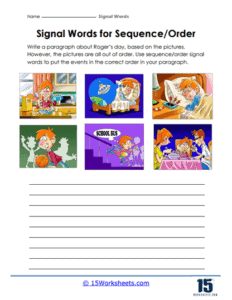 Signal Words Worksheets - 15 Worksheets.com