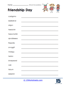 Word Scrambles Worksheets - 15 Worksheets.com