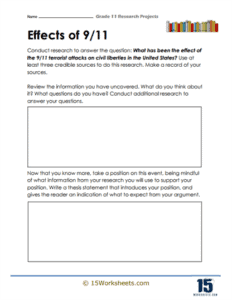 Grade 11 Research Projects Worksheets - 15 Worksheets.com