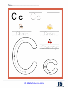 Letter C Worksheets | ABC Practice - 15 Worksheets.com