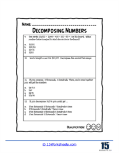 Decomposing Numbers Worksheets - 15 Worksheets.com
