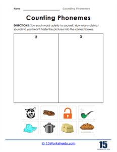 Counting Phonemes Worksheets - 15 Worksheets.com