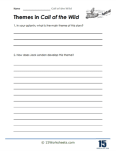 Call of the Wild Worksheets - 15 Worksheets.com