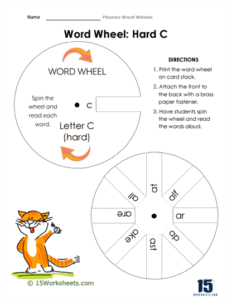 Phonics Word Wheels Worksheets - 15 Worksheets.com