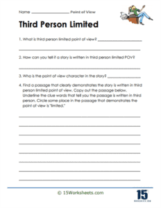 Point of View Worksheets | Reading Skills - 15 Worksheets.com