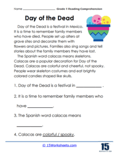 Grade 1 Reading Comprehension Worksheets - 15 Worksheets.com