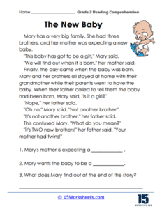 Grade 2 Reading Comprehension Worksheets - 15 Worksheets.com
