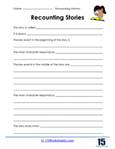 Recounting Stories Worksheets - 15 Worksheets.com