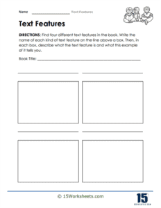 Text Features Worksheets | Visual & Structural - 15 Worksheets.com